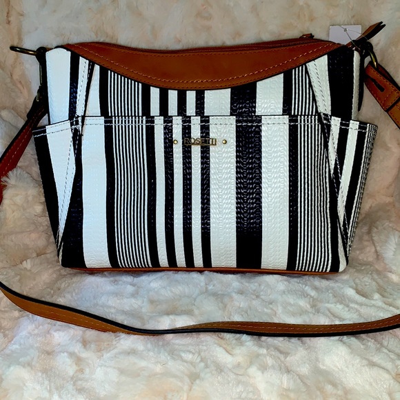 Rosetti | Bags | Brand New Blue And White Striped Hobo Bag | Poshmark